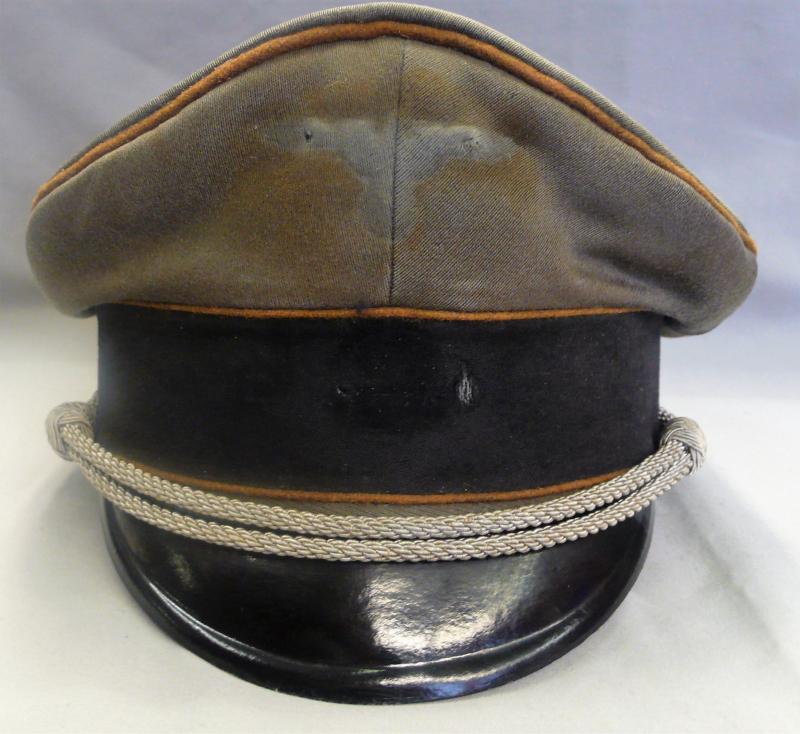 Antiquities of the Reich | WAFFEN SS OFFICERS VISOR CAP