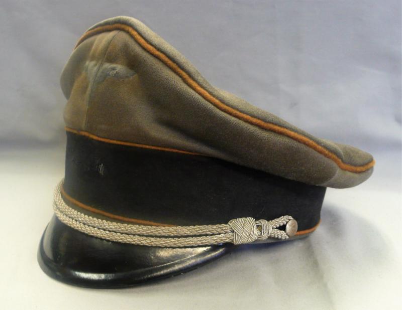 Antiquities of the Reich | WAFFEN SS OFFICERS VISOR CAP